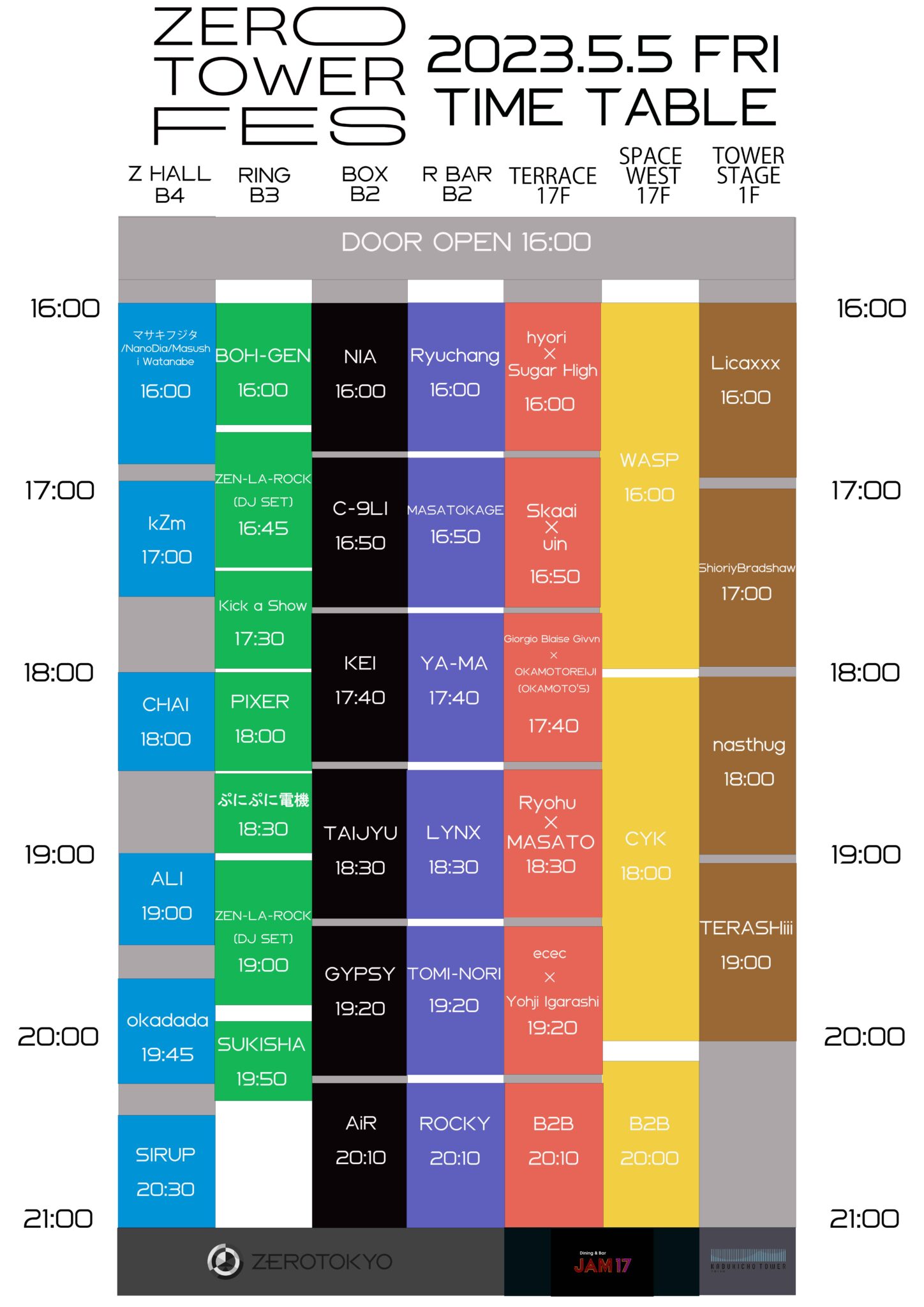 ZERO TOWER FES | ZEROTOKYO | Shinjuku Kabukicho