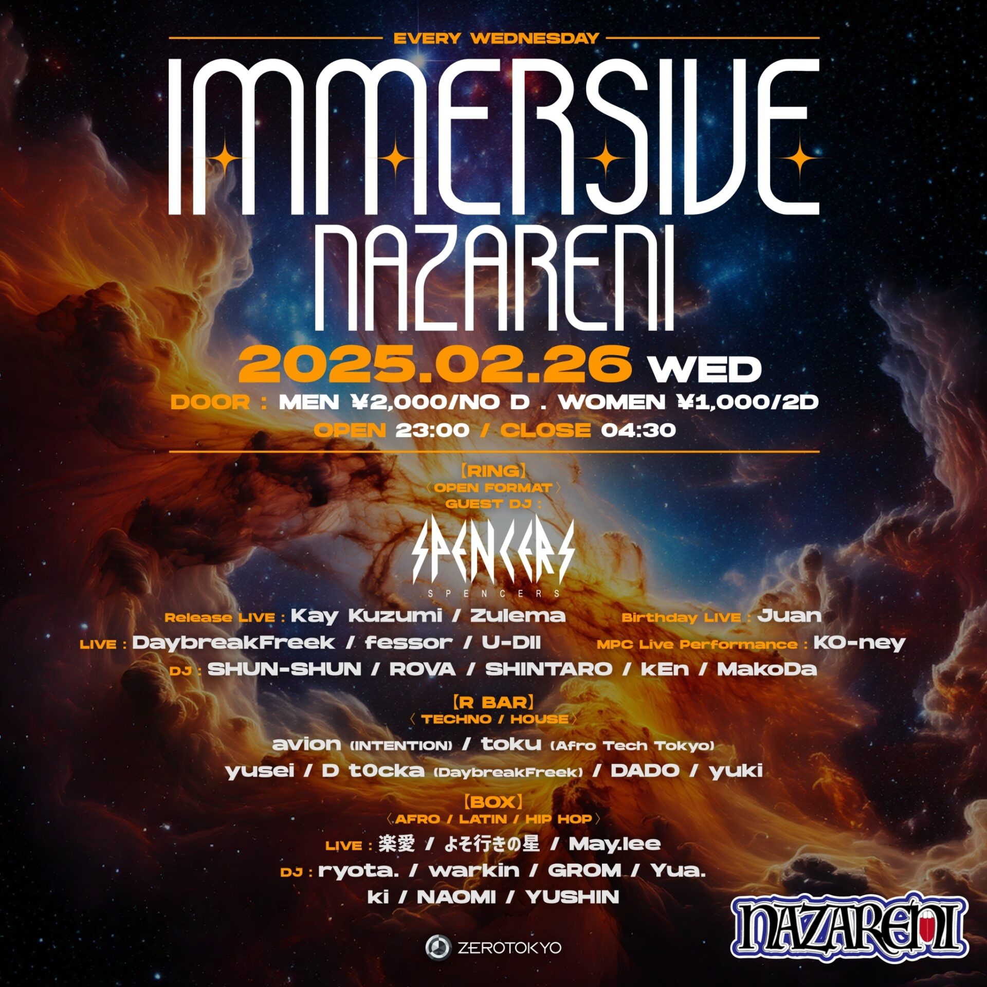 IMMERSIVE x NAZARENI | ZEROTOKYO | Shinjuku Kabukicho