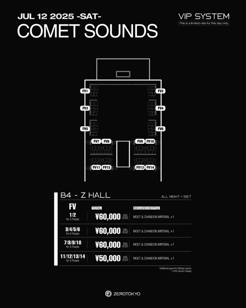 COMET SOUNDS | ZEROTOKYO | Shinjuku Kabukicho